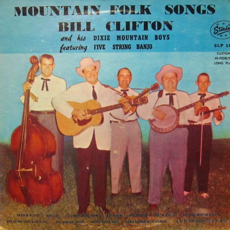 Bill Clifton(Vinyl LP)Mountain Folk Songs-Starday-SLP 111-US-VG/VG | eBay